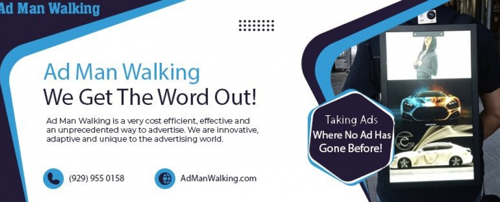 Ad Man Walking | New York NY | Goodviser